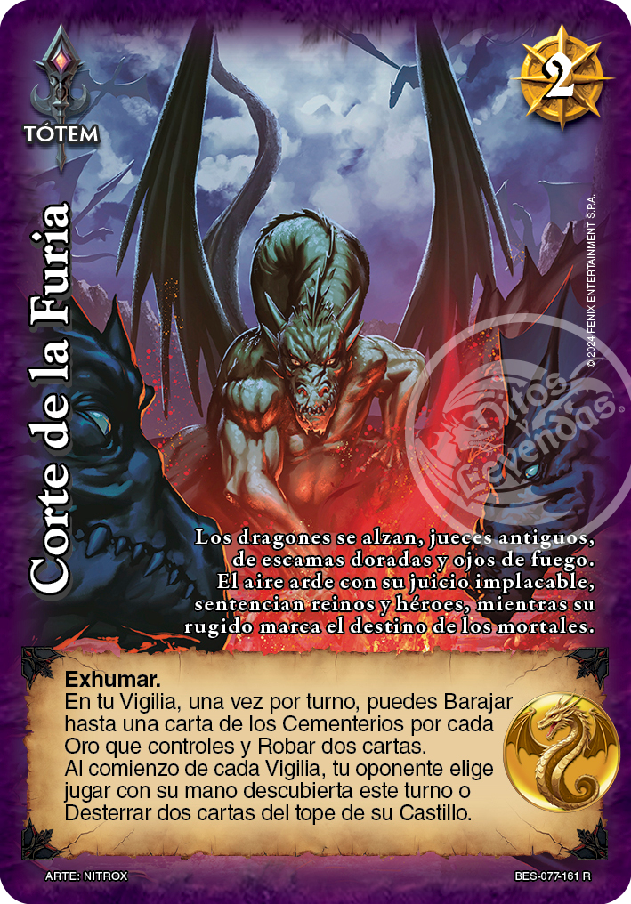 Corte de la Furia real – AO Geek Store