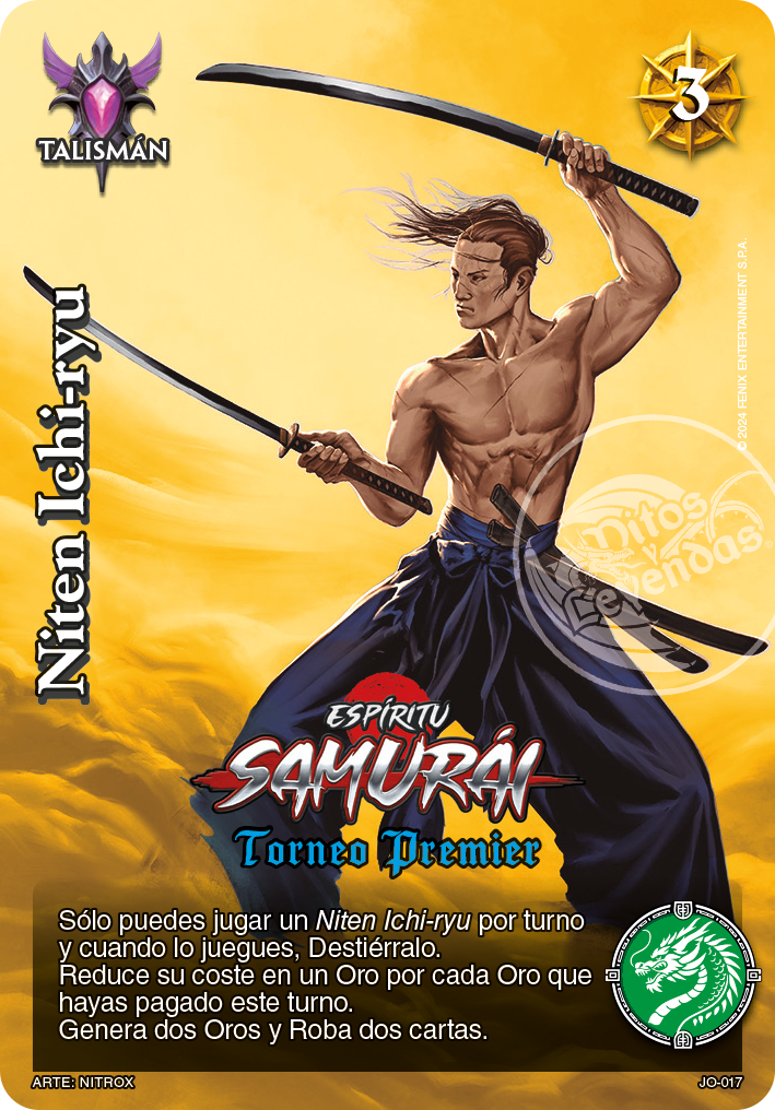 Niten Ichi-ryu Torneo Premier promo – AO Geek Store