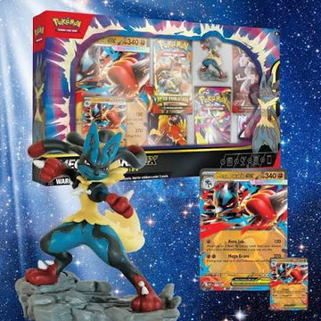 Pokemon TCG: Figure Collection Case (6 Boxes) Mega Lucario ex – AO Geek ...