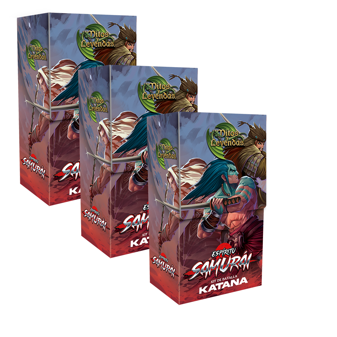 3X Kit De Batalla: Katana – Espiritu Samurai – AO Geek Store